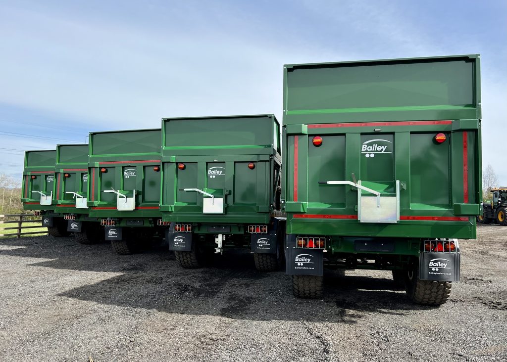 2021 Bailey 15,16 & 18 Ton High Speed Silage Trailers For Sale ...
