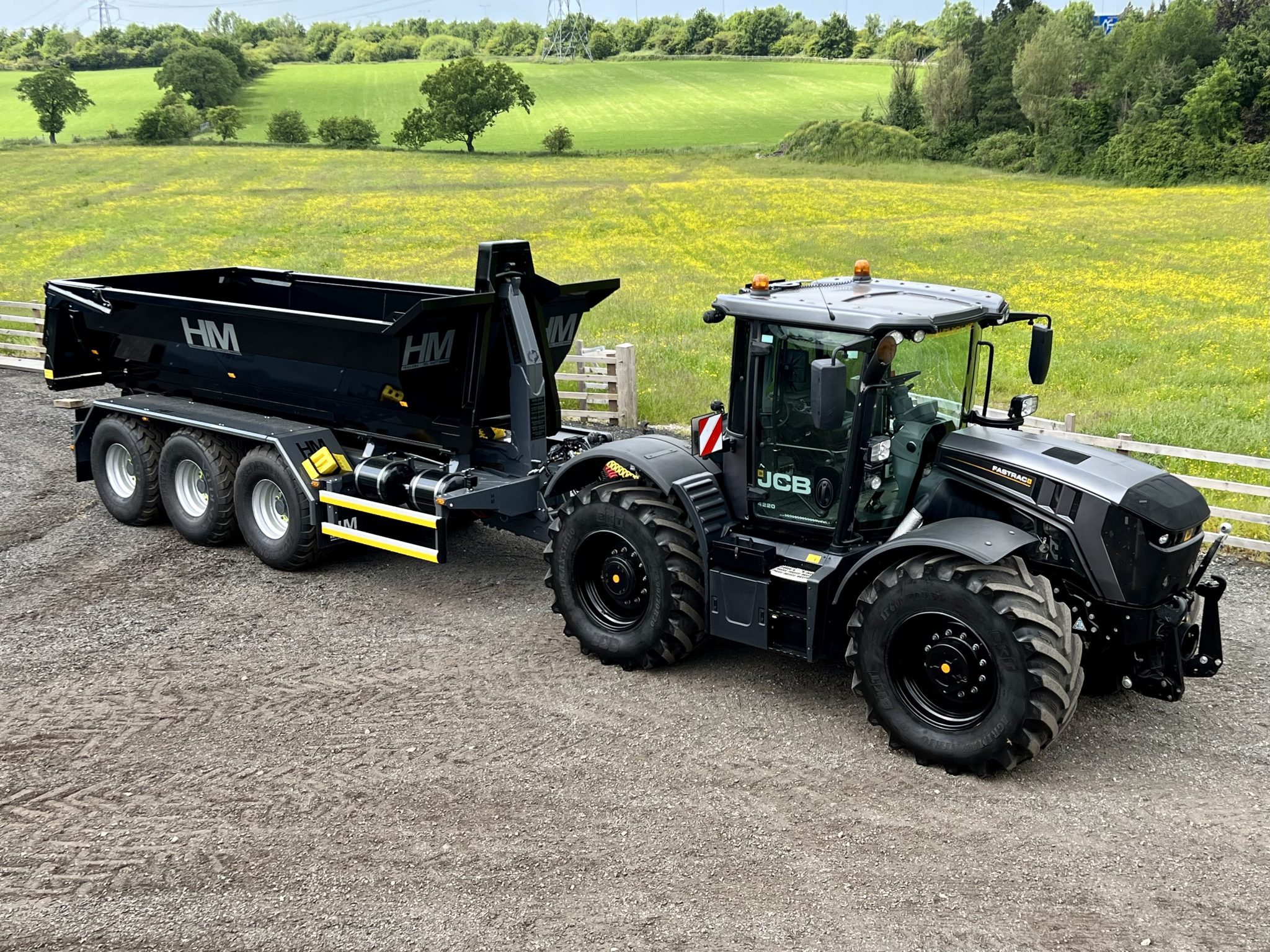 2021 JCB Fastrac 4220 Stage 5 - Grey For Sale - Dewhurst Agricultural