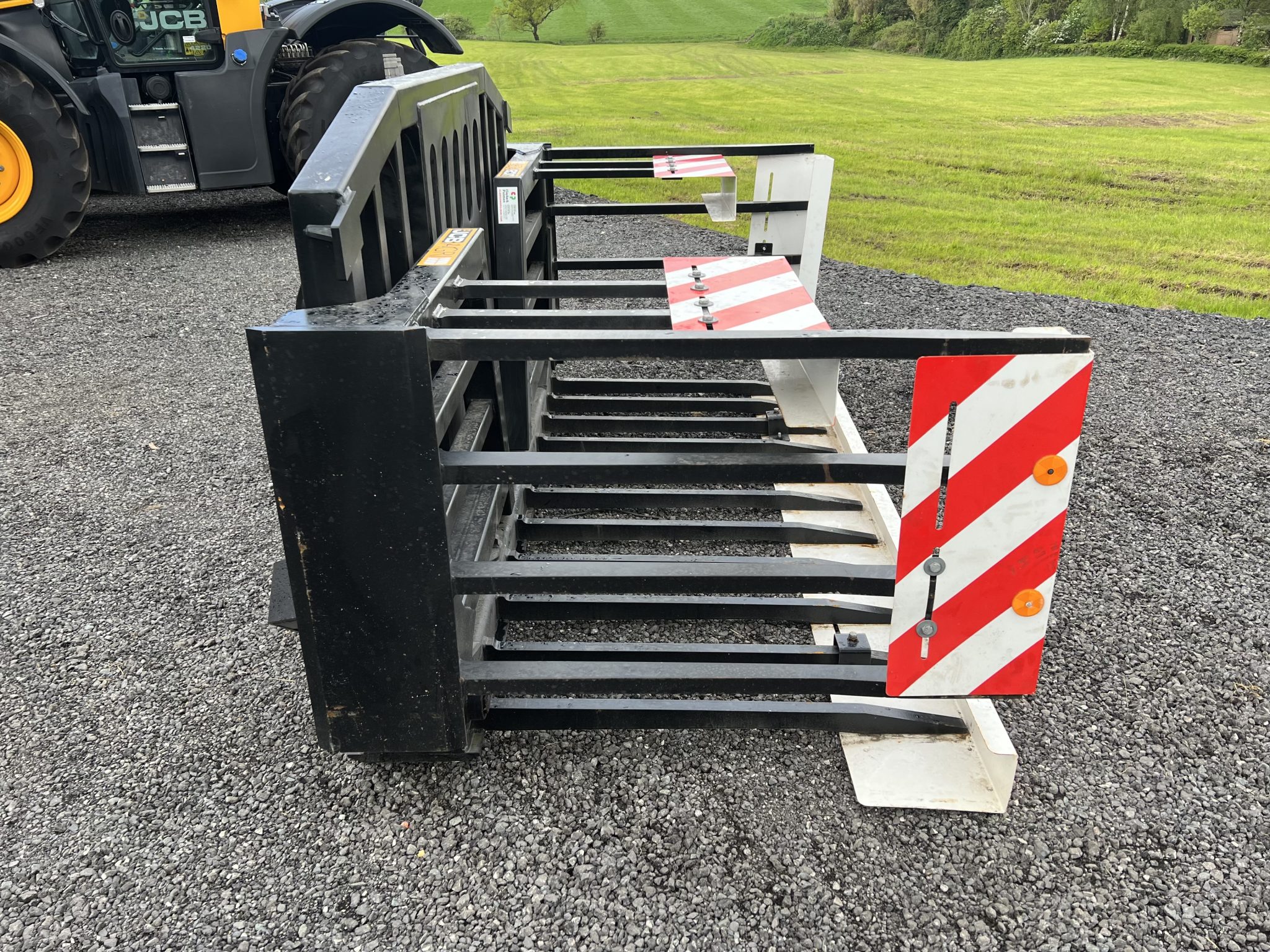 New JCB 14ft Hydraulic Folding Grass Fork For Sale - Dewhurst Agricultural