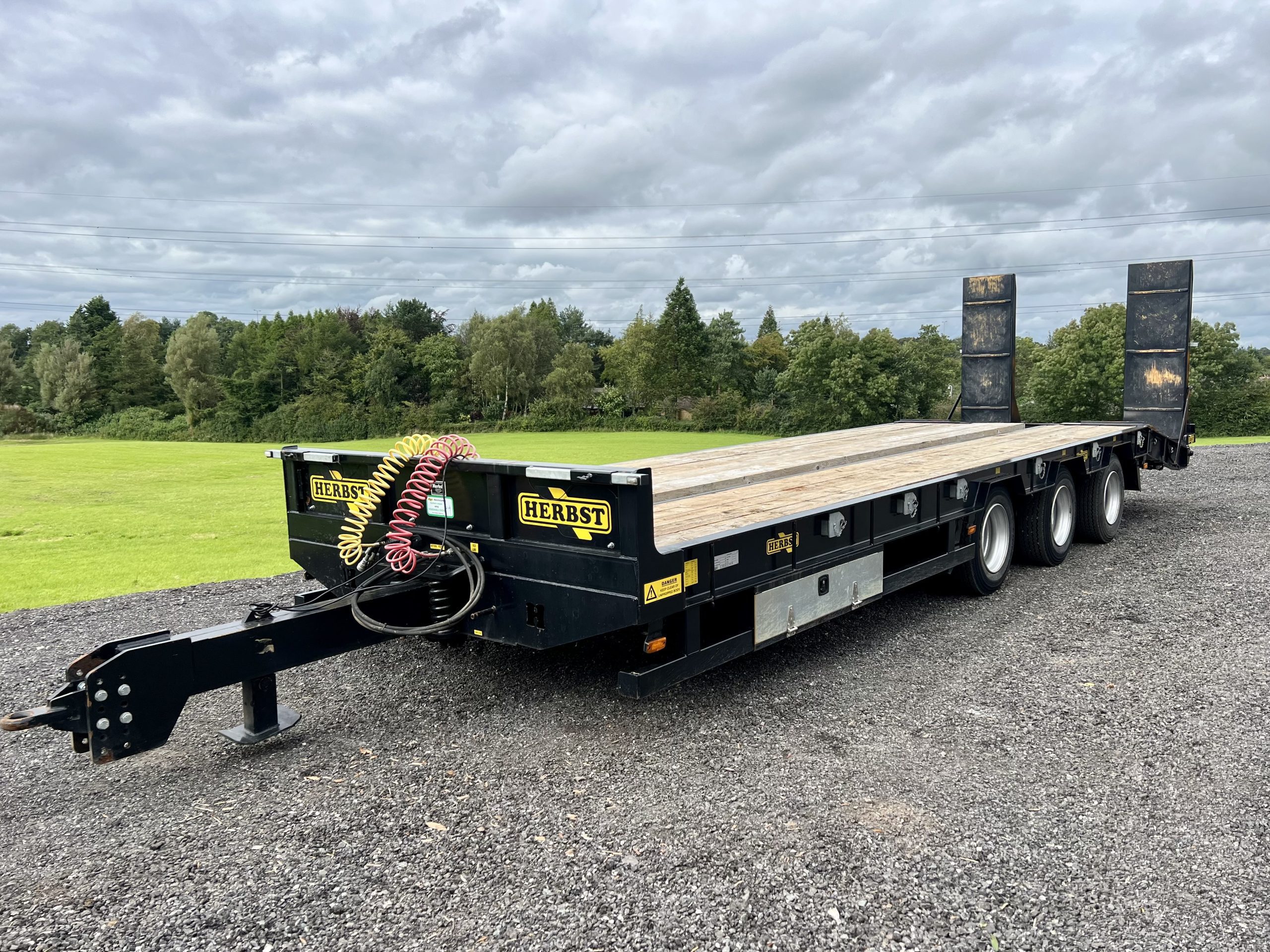 2019 Herbst 33 Ton Heavy Duty Tri Axle Low Loader Trailer For Sale ...