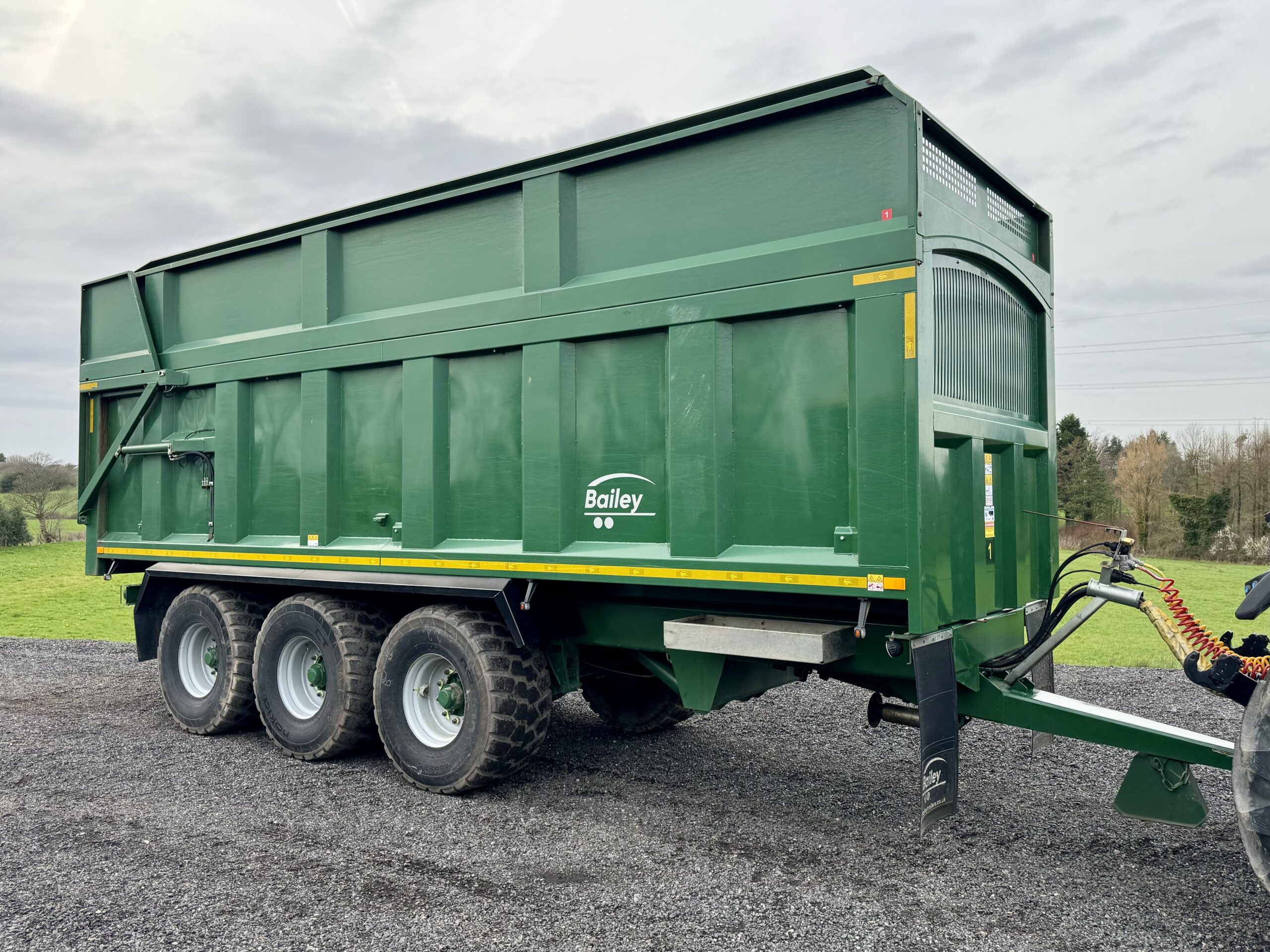 2021 Bailey 20 Ton Tri Axle High Speed Silage Trailer For Sale ...