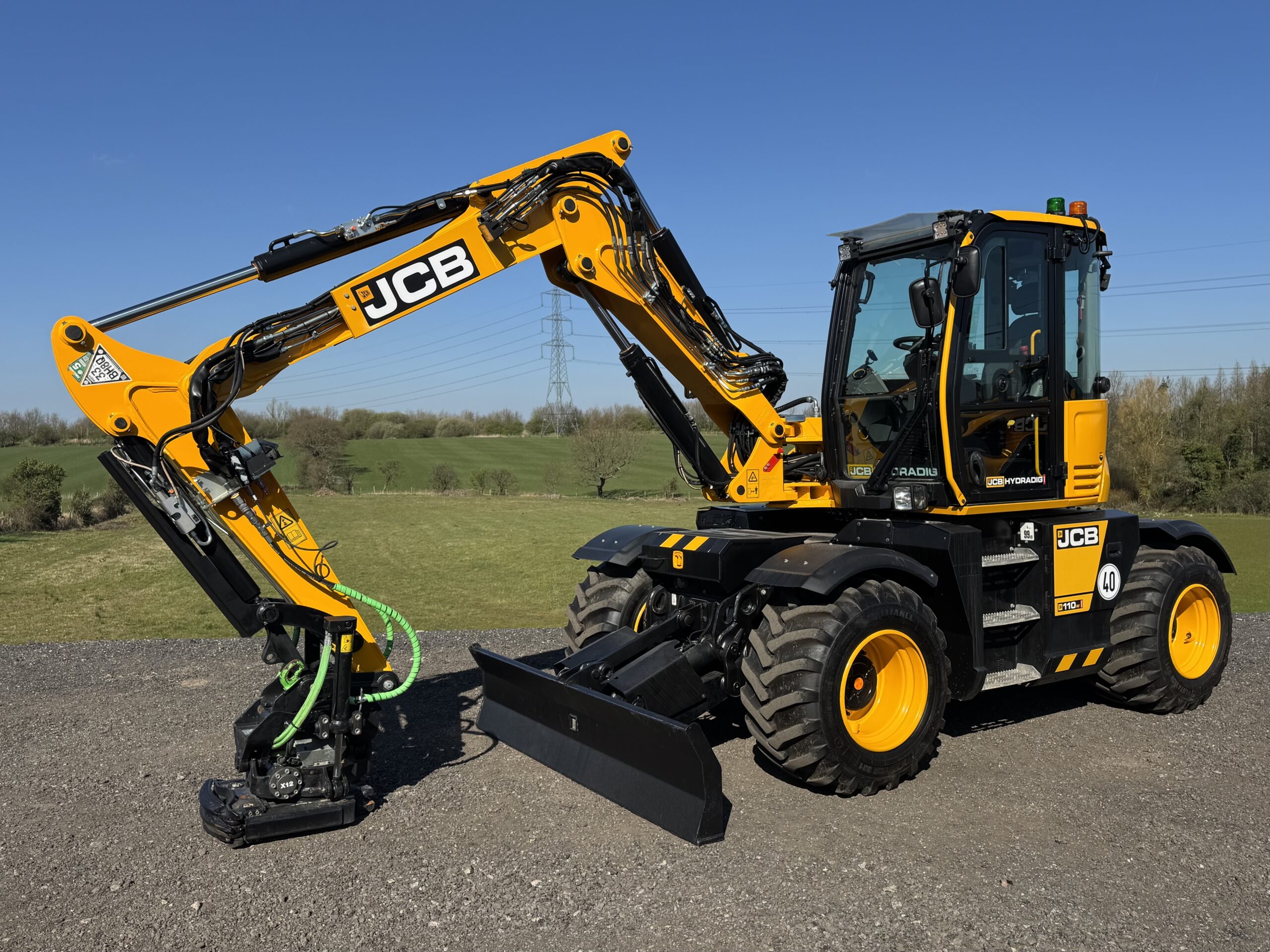 2023 JCB 110W Pro Hydradig c/w Steelwrist X12 Tiltrotator For Sale ...